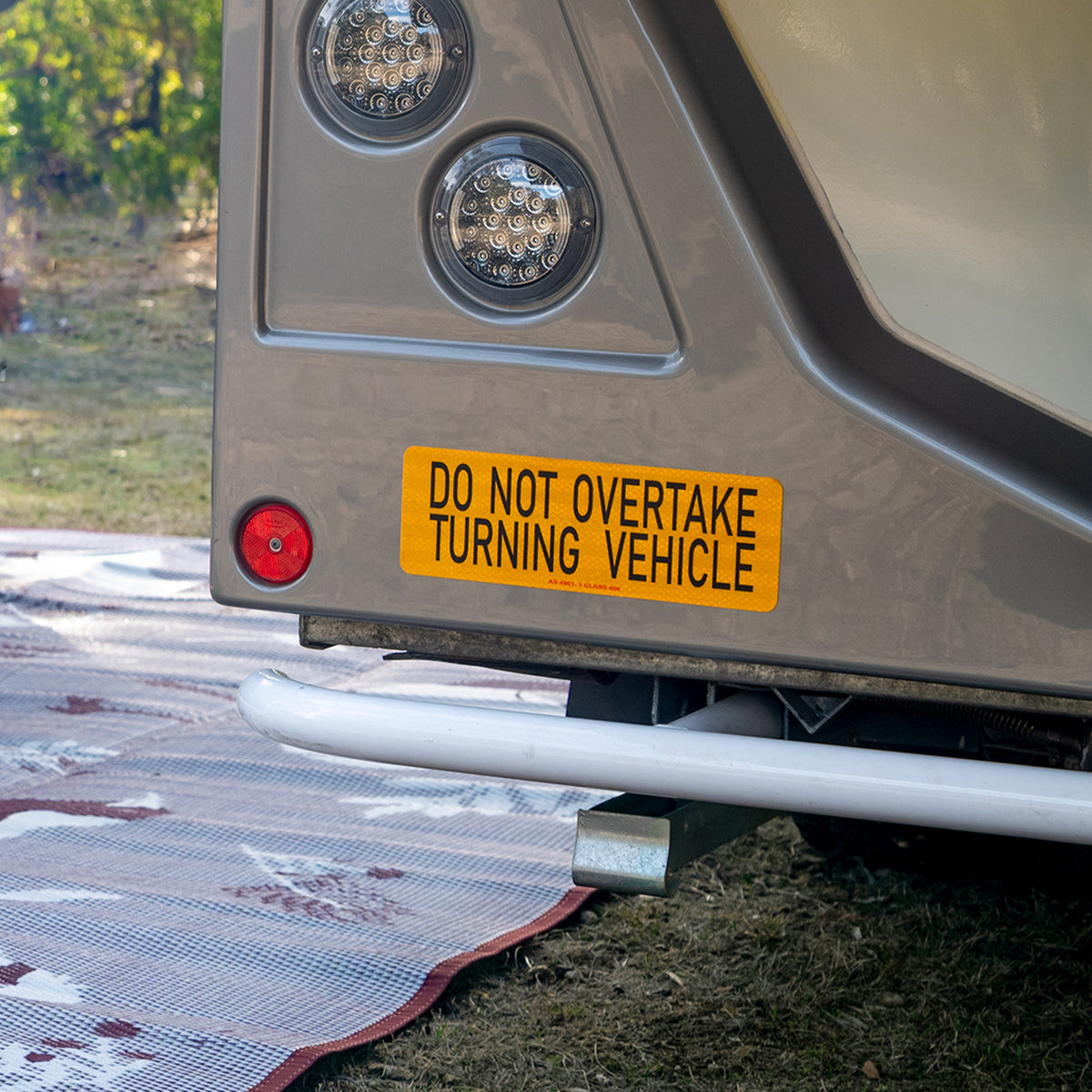 Do Not Overtake Turning Vehicle Sticker – Xtend Outdoors