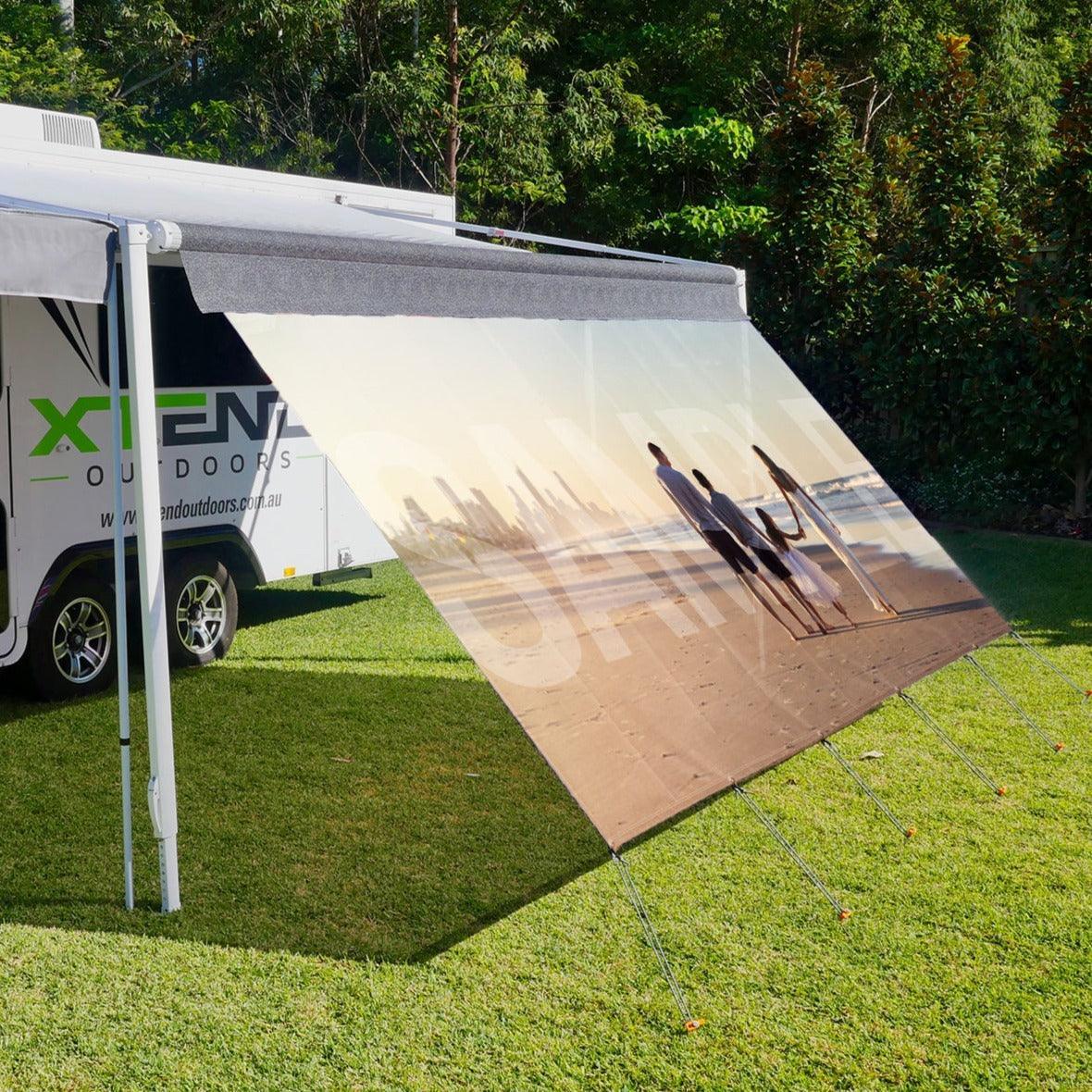 Art Shade Walls for Caravan Awnings - Xtend Outdoors
